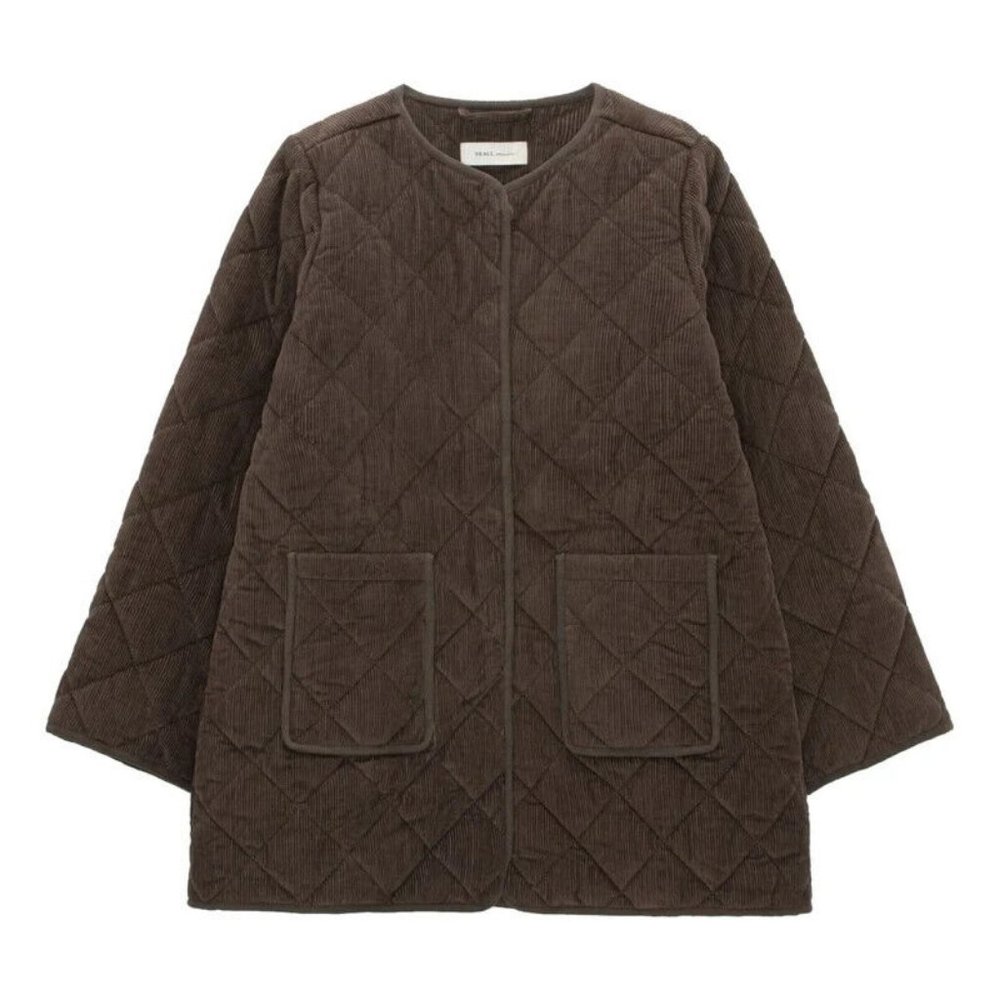 Skall Studio Monika Jacket Quilted Button Pocket Over… - Gem